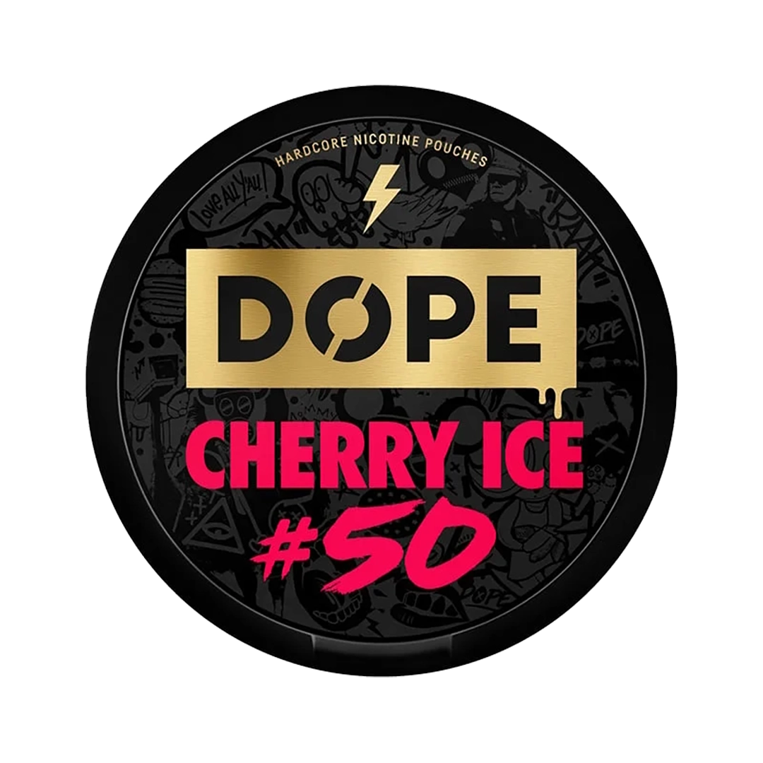 Dope - Nicotine pouche - Cherry Ice - 50mg/g | Snus Maroc