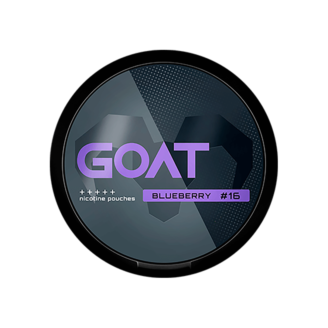 GOAT - Nicotine pouche - Blueberry - 16,4mg/g | Snus Maroc